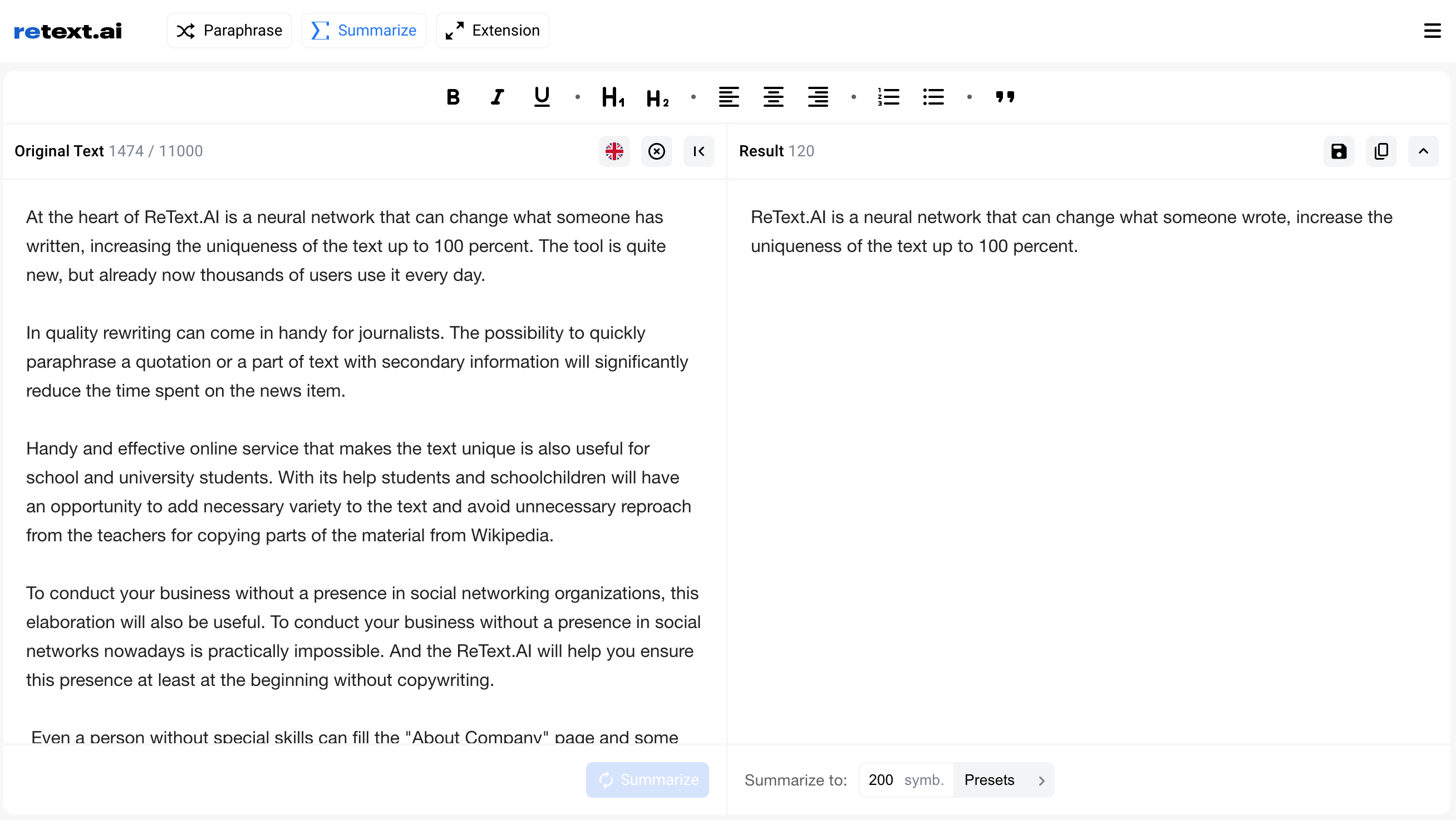 How to use ReText.AI | ReText.AI Blog